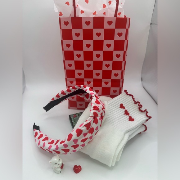Accessories | Valentines Day Bundle 1 Patterned Headband And 2 Pairs ...